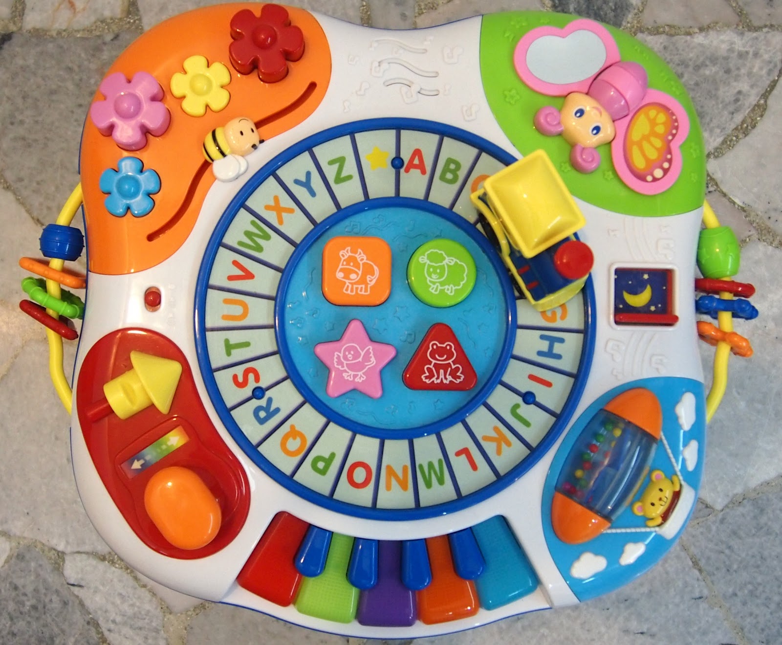 Winfun Letter Train And Piano Activity Table - Babies Getaway